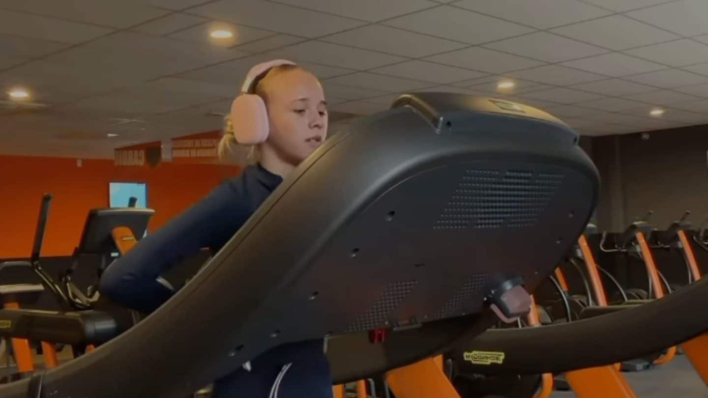 Zangeres Emma Kok sport vijf keer per week.