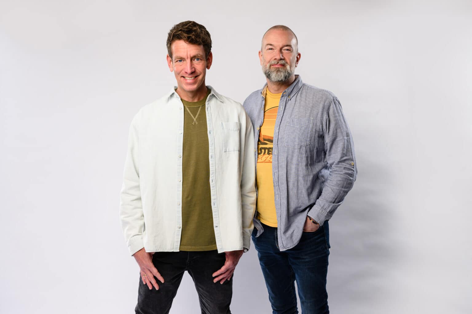 Jan-Willem Roodbeen en Jeroen Kijk in de Vegte op televisie
